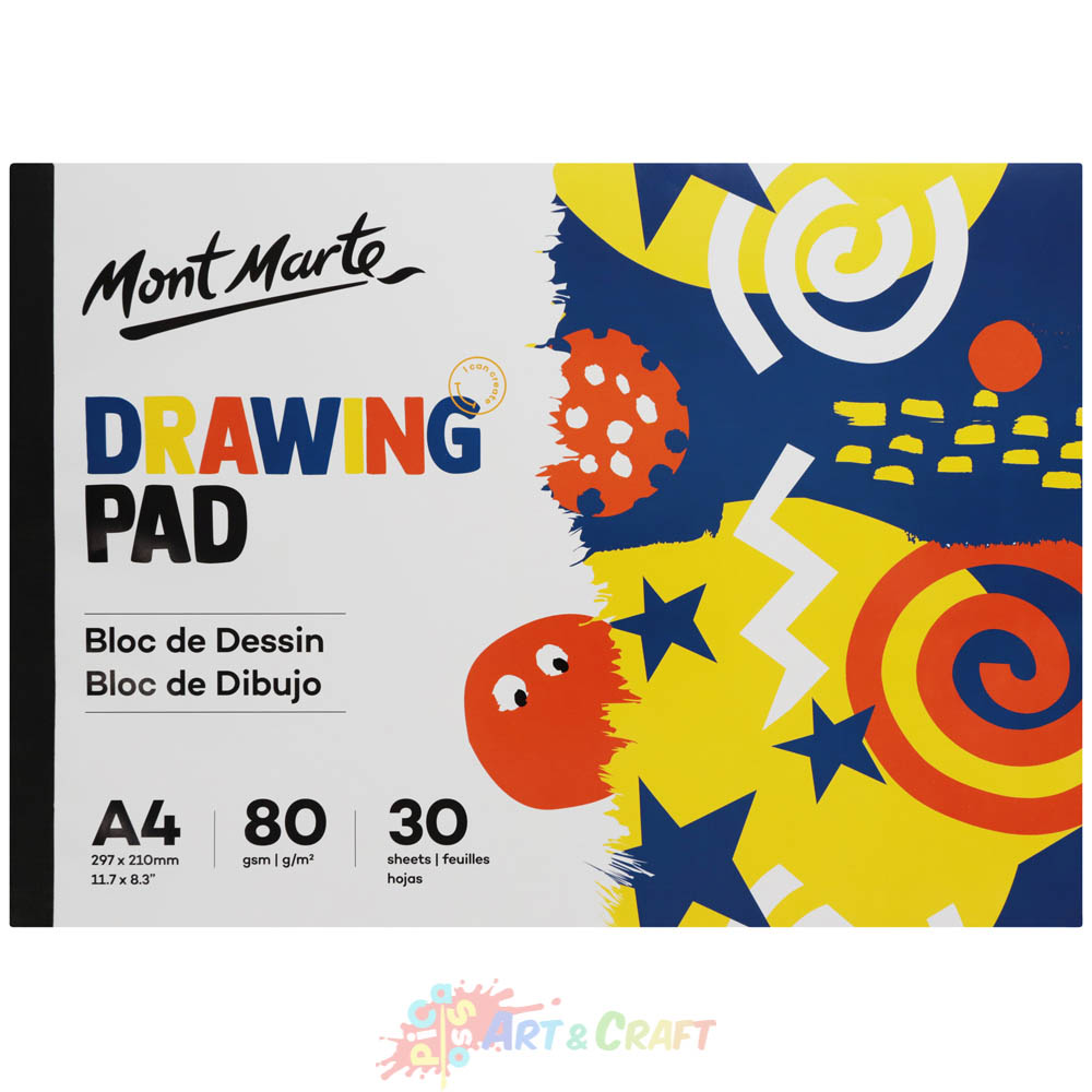 MM Drawing Pad A4 30 Sheets - Picasso Art & Craft