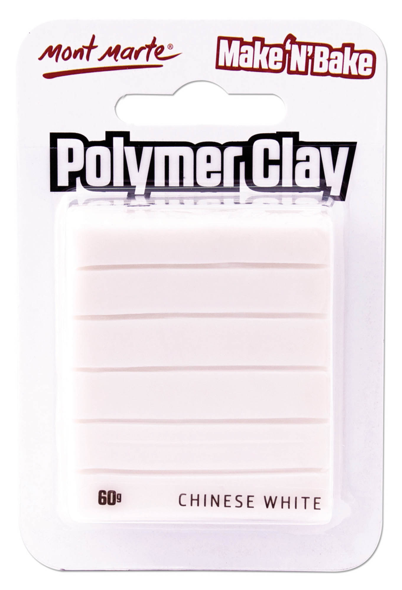 MM Make n Bake Polymer Clay 60g - Chinese White - Picasso Art & Craft