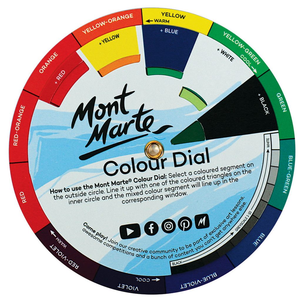COLOUR WHEEL 9 INCHES - Picasso Art & Craft