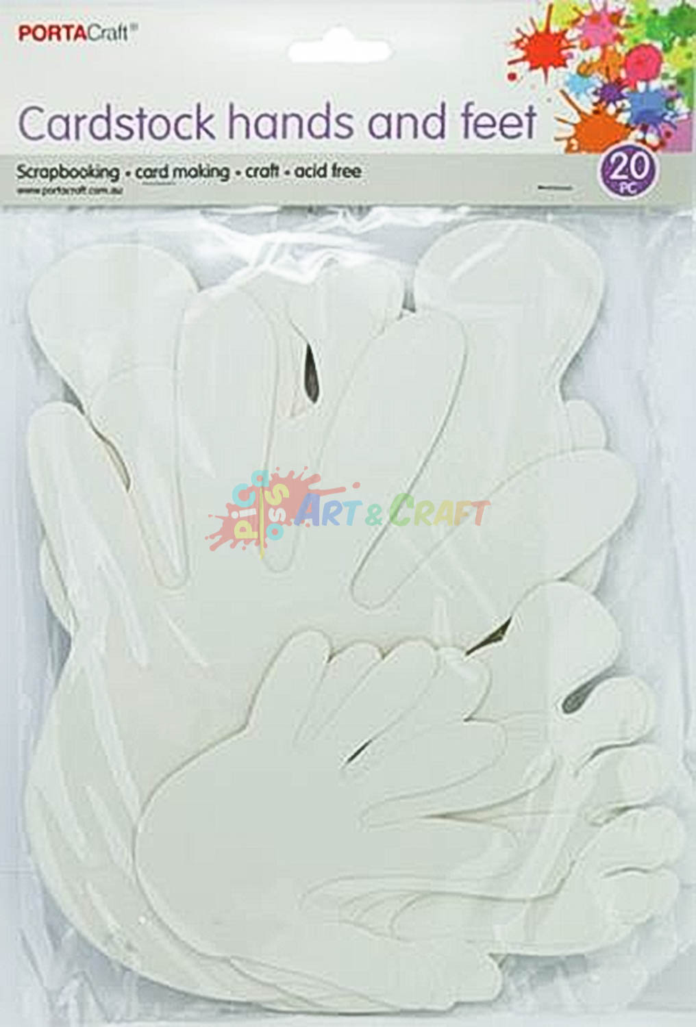 Cardstock Hands & Feet - Picasso Art & Craft