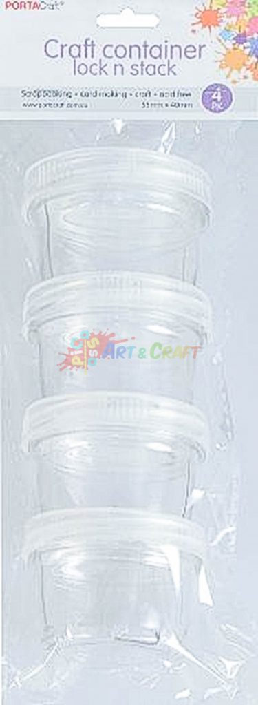 Lock n Stack Containers 55x40mm - Picasso Art & Craft