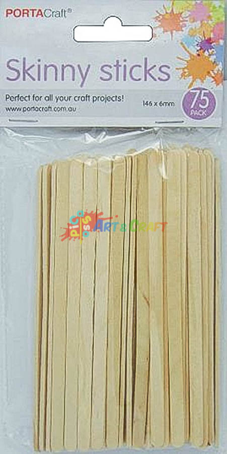 Skinny Sticks Natural - Picasso Art & Craft
