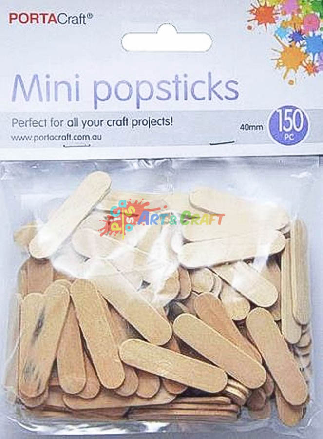 Popsticks Mini Natural - Picasso Art & Craft