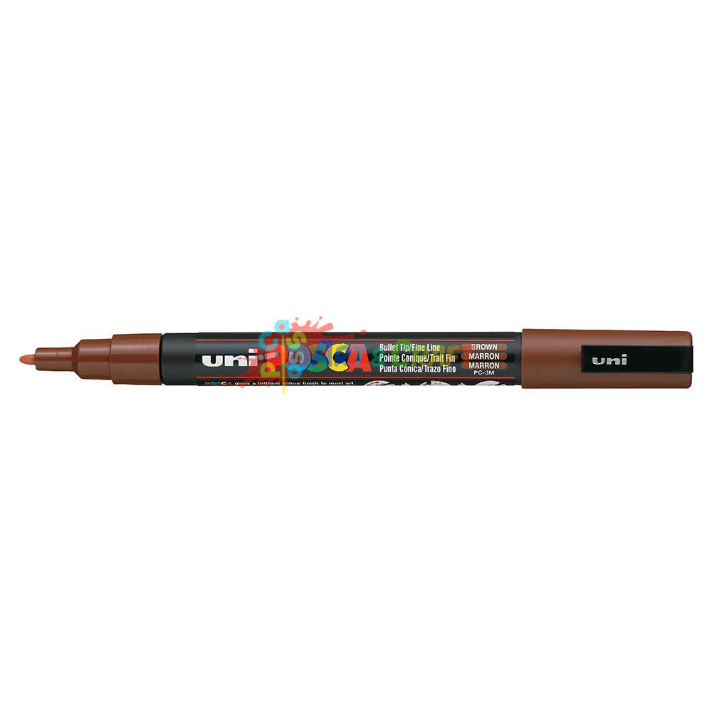 POSCA PC-3M Brown Marking Pen - Picasso Art & Craft