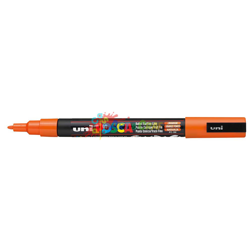 POSCA PC-3M Orange Paint Pen - Picasso Art & Craft