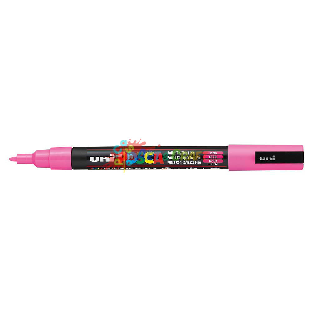 POSCA PC-3M Pink Paint Pen - Picasso Art & Craft