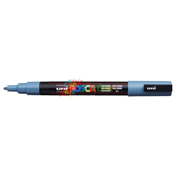 POSCA PC-3M Slate Grey Paint Pen - Picasso Art & Craft