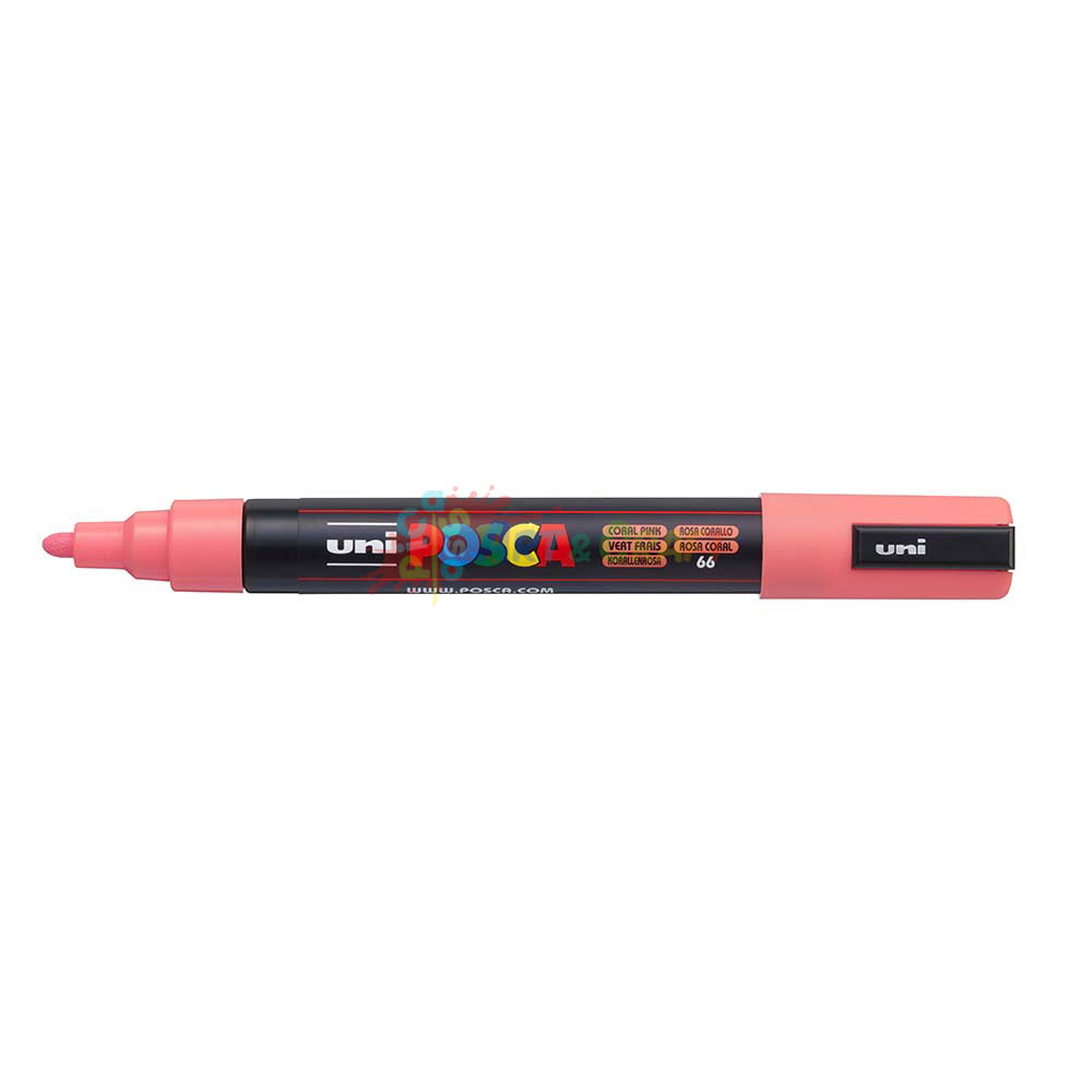 POSCA PC-5M Coral Pink Paint Pen - Picasso Art & Craft
