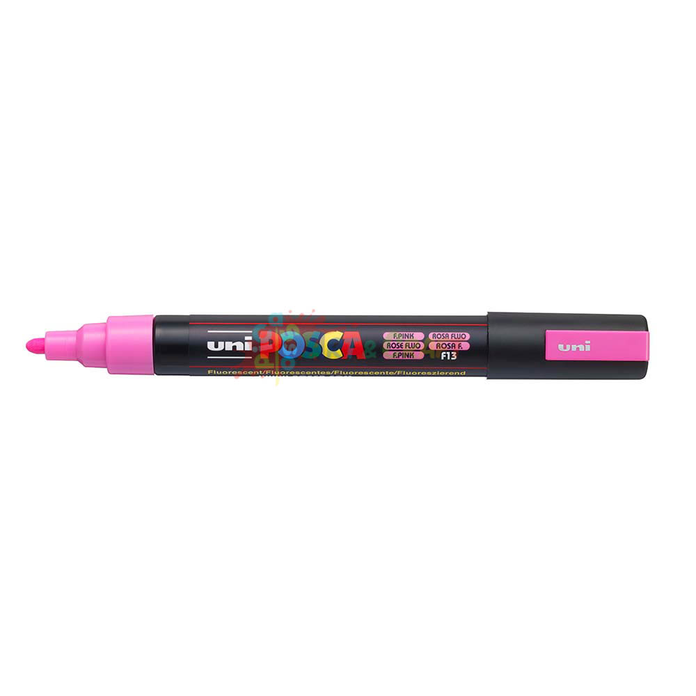 POSCA PC-5M Fluro Pink Paint Pen - Picasso Art & Craft