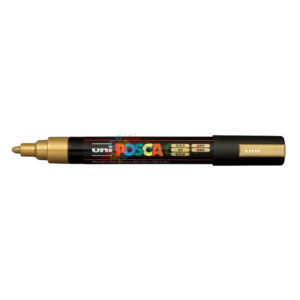 POSCA PC-5M Gold Paint Pen - Picasso Art & Craft