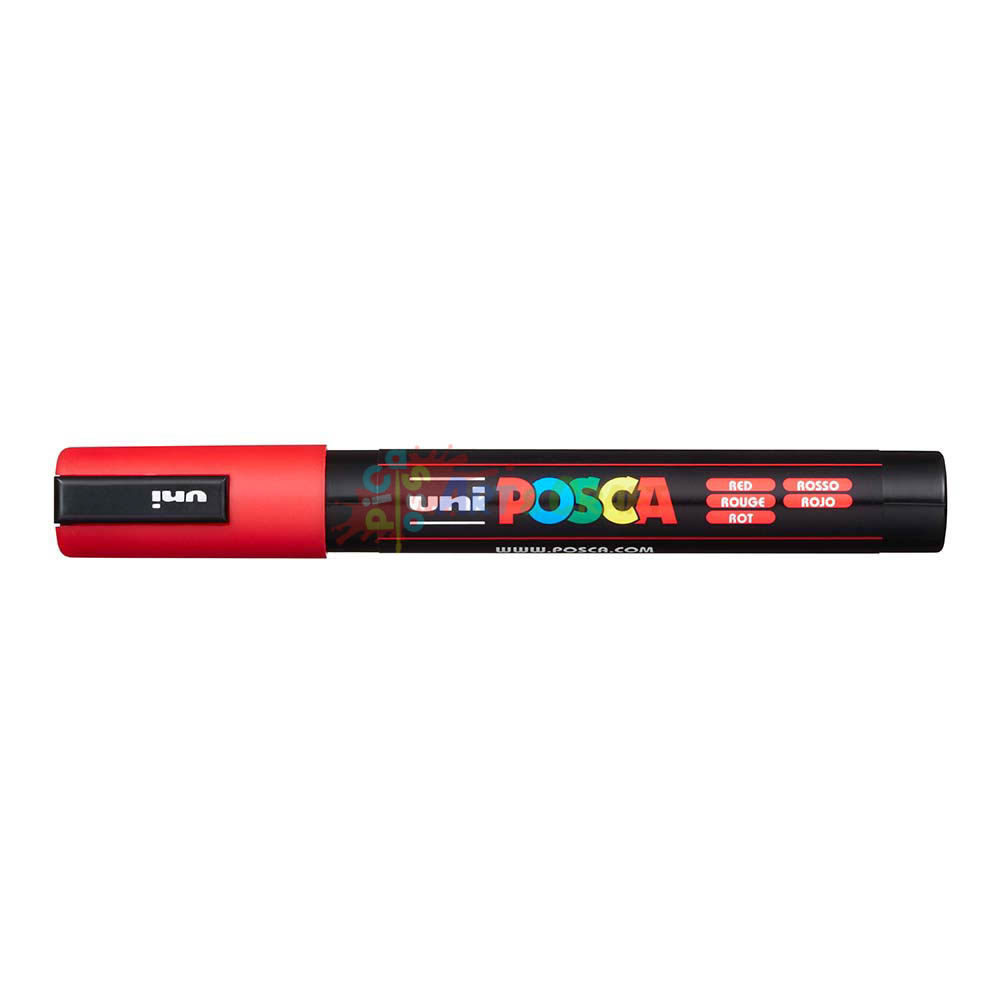 POSCA PC-5M Red Paint Pen - Picasso Art & Craft
