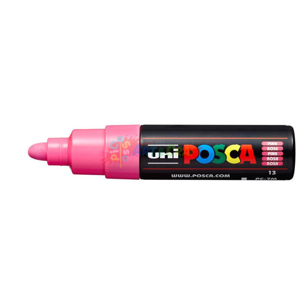 POSCA PC-7M Pink Paint Pen - Picasso Art & Craft