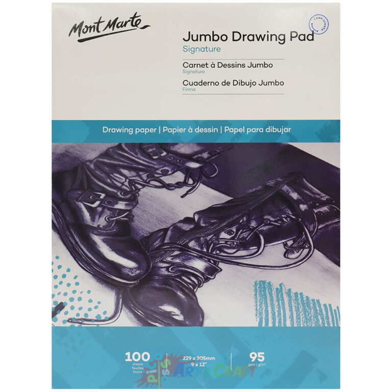 Signature Jumbo Drawing Pad 22.9 x 30.5cm (9 x 12in) 100 Sheet ...