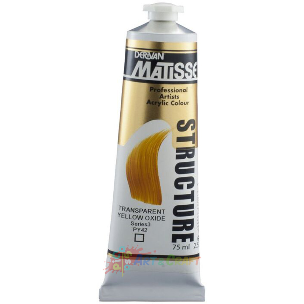 Transparent Yellow Oxide - Matisse Structure - Picasso Art & Craft