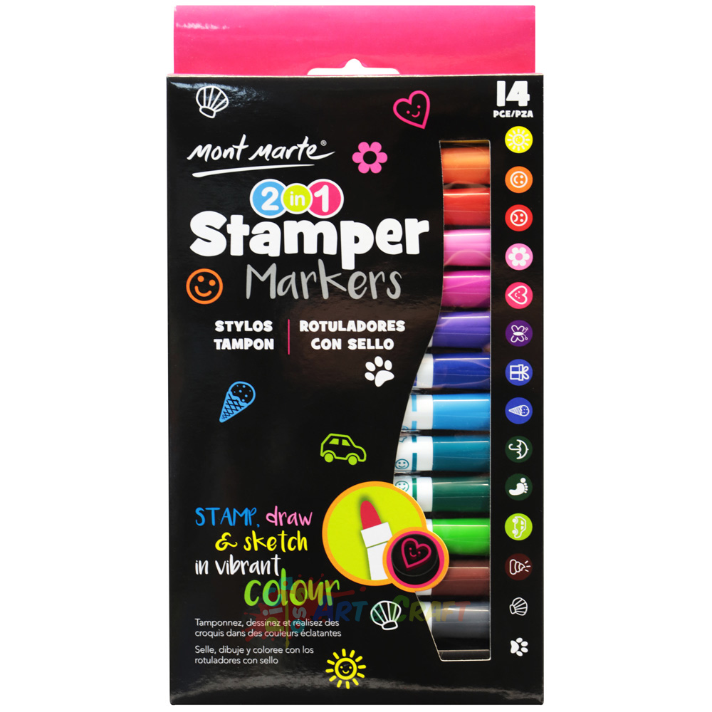 Stamper Markers 14pce - Picasso Art & Craft
