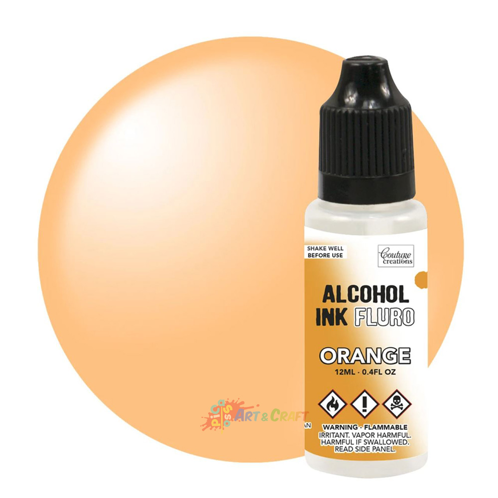 Alcohol Ink - Fluro Orange - Picasso Art & Craft supplies Alcohol ink
