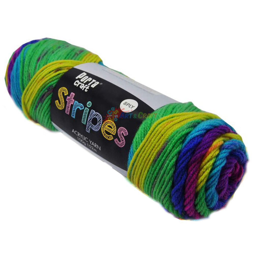 Stripes Yarn Parrot - Picasso Art & Craft