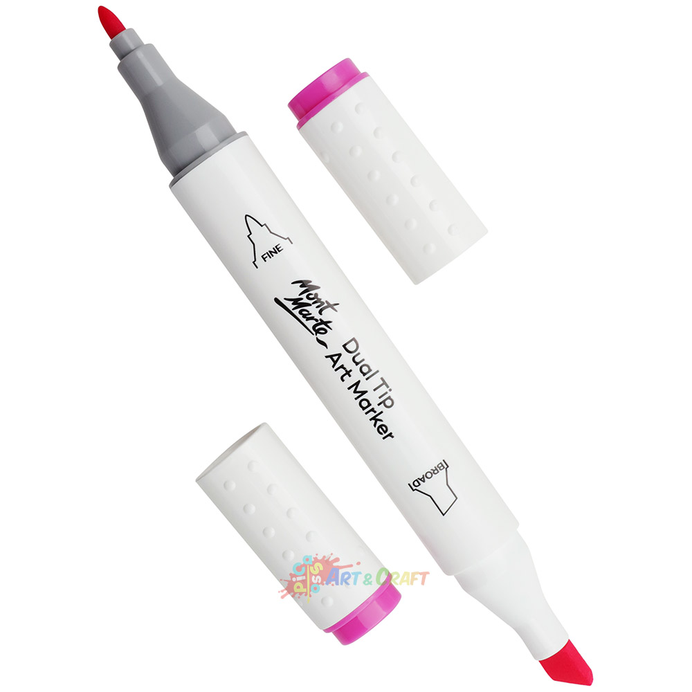 Dual Tip Art Marker - Hot Pink P4 - Picasso Art & Craft