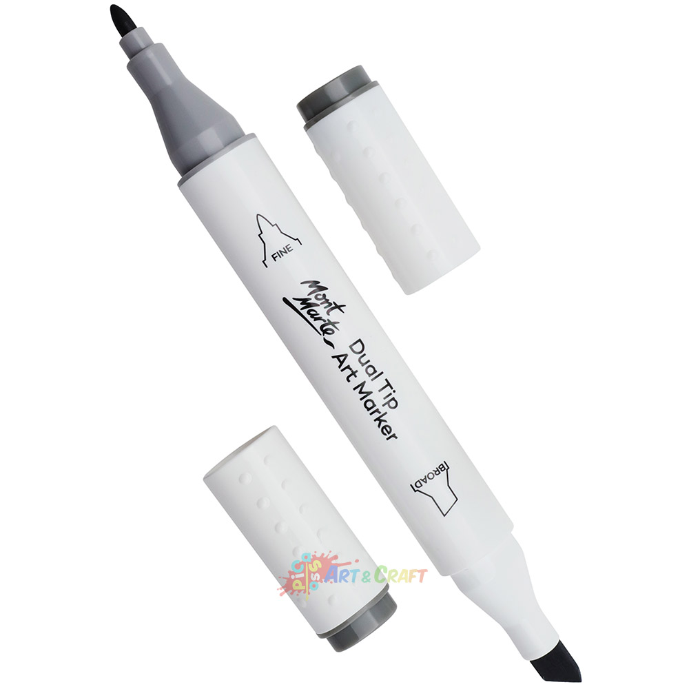 Dual Tip Art Marker - Mid Grey GY5 - Picasso Art & Craft