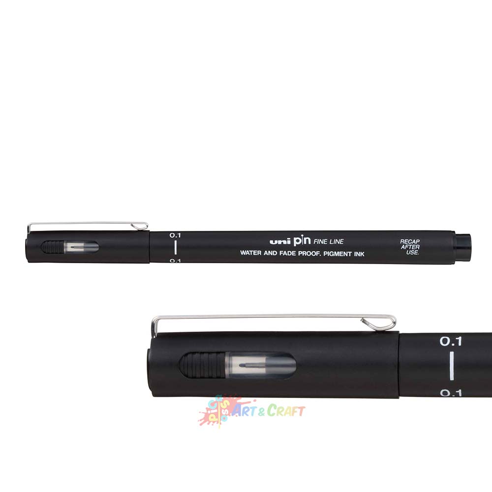 0.1 uni Pin Fineliner Pen Black - Picasso Art & Craft