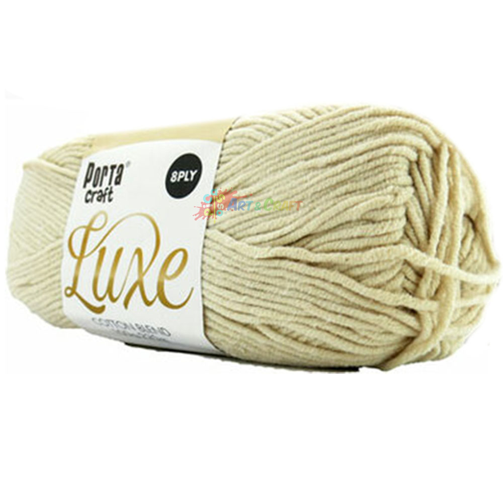 Luxe Yarn - Ivory - Picasso Art & Craft