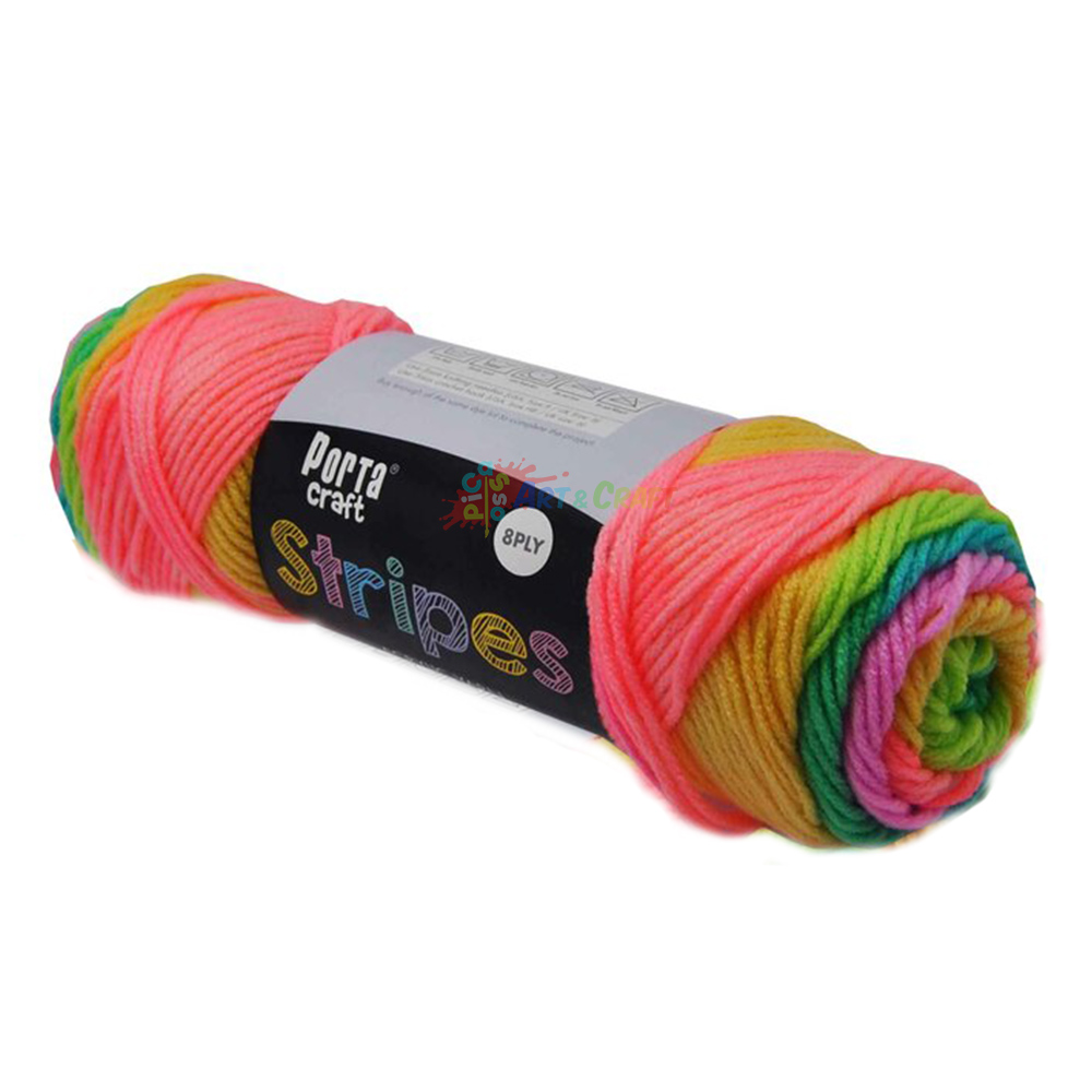 Stripes Yarn Retro - Picasso Art & Craft