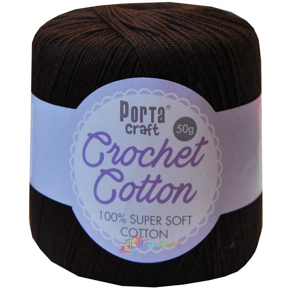 Crochet Cotton - Chocolate - Picasso Art & Craft