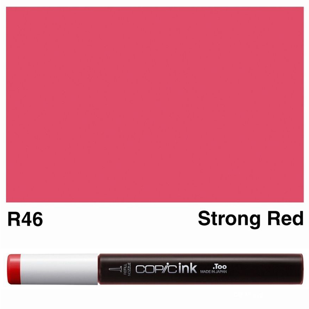 Copic Ink (Refill) 12ml - R46 Strong Red - Picasso Art & Craft