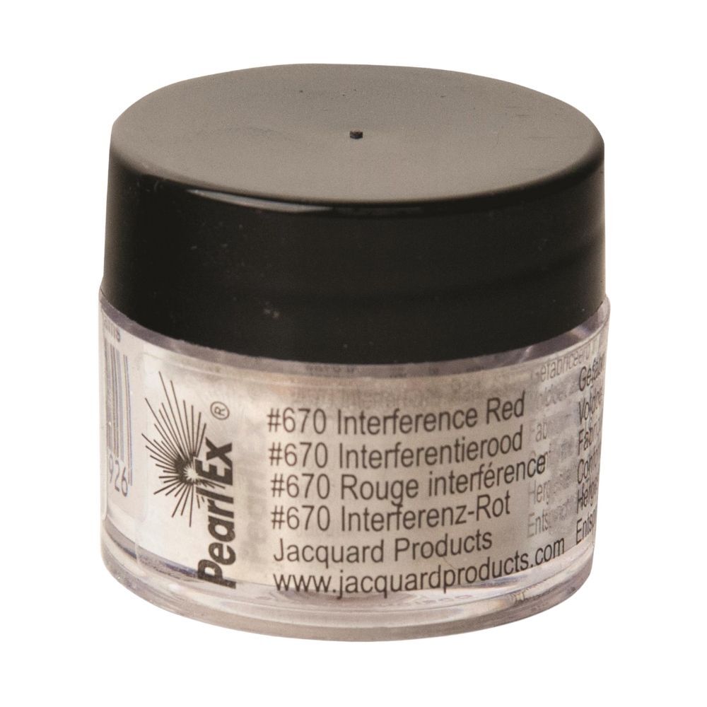 Pearl Ex Pigment 3g - Interference Red - Picasso Art & Craft