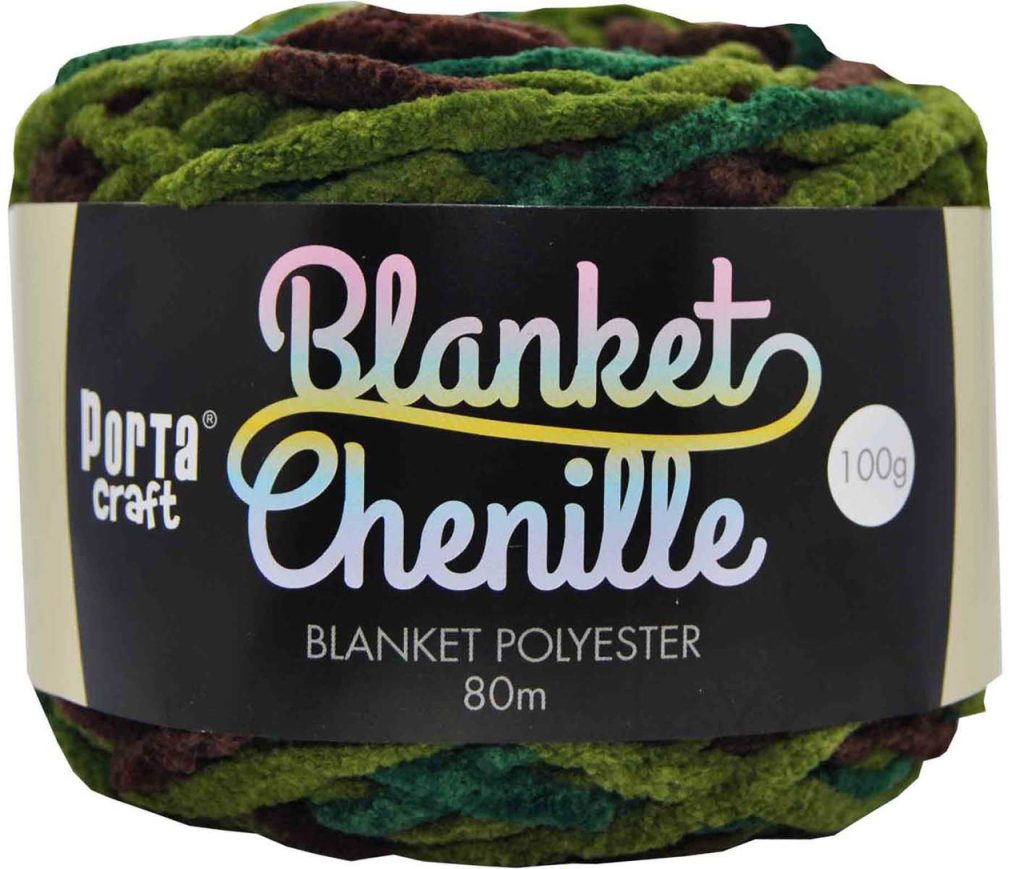 Chenille Blanket Yarn - Multi Enchanted Forest - Picasso Art & Craft